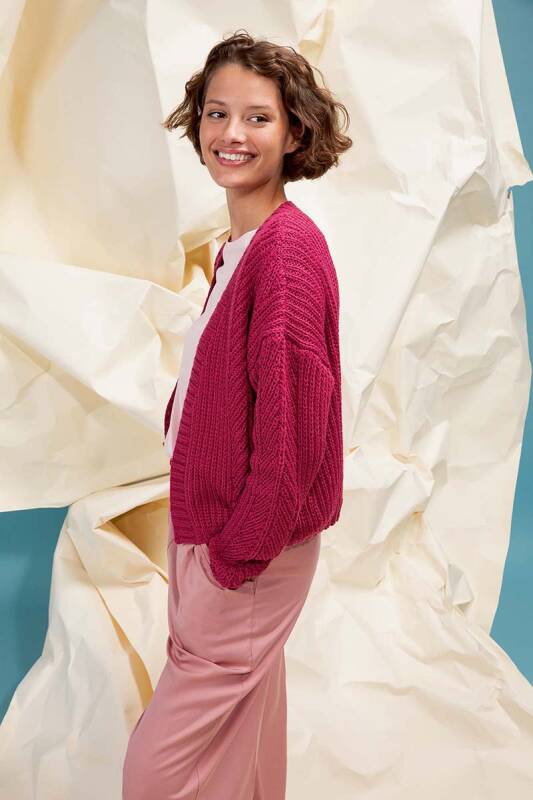 Strickanleitung Jacke 276-66 LANGYARNS AMIRA LIGHT als download